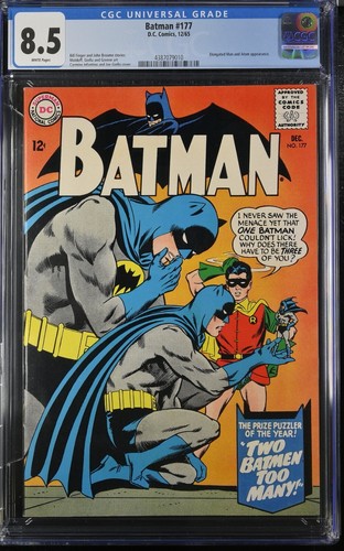 1965 Batman 177 CGC 8.5 Classic Batman and Atom Cover. | eBay