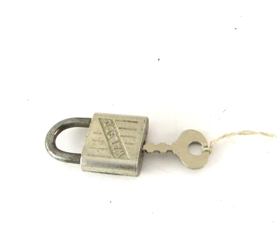 Vintage Walsco Mini Small Padlock Old Lock w/ Key Collectable | eBay