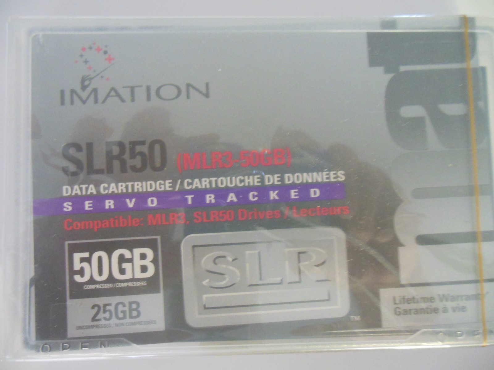 NEW Sealed Imation 12096 SLR50 MLR-3 25GB/50GB Data Tape Cartridge ...