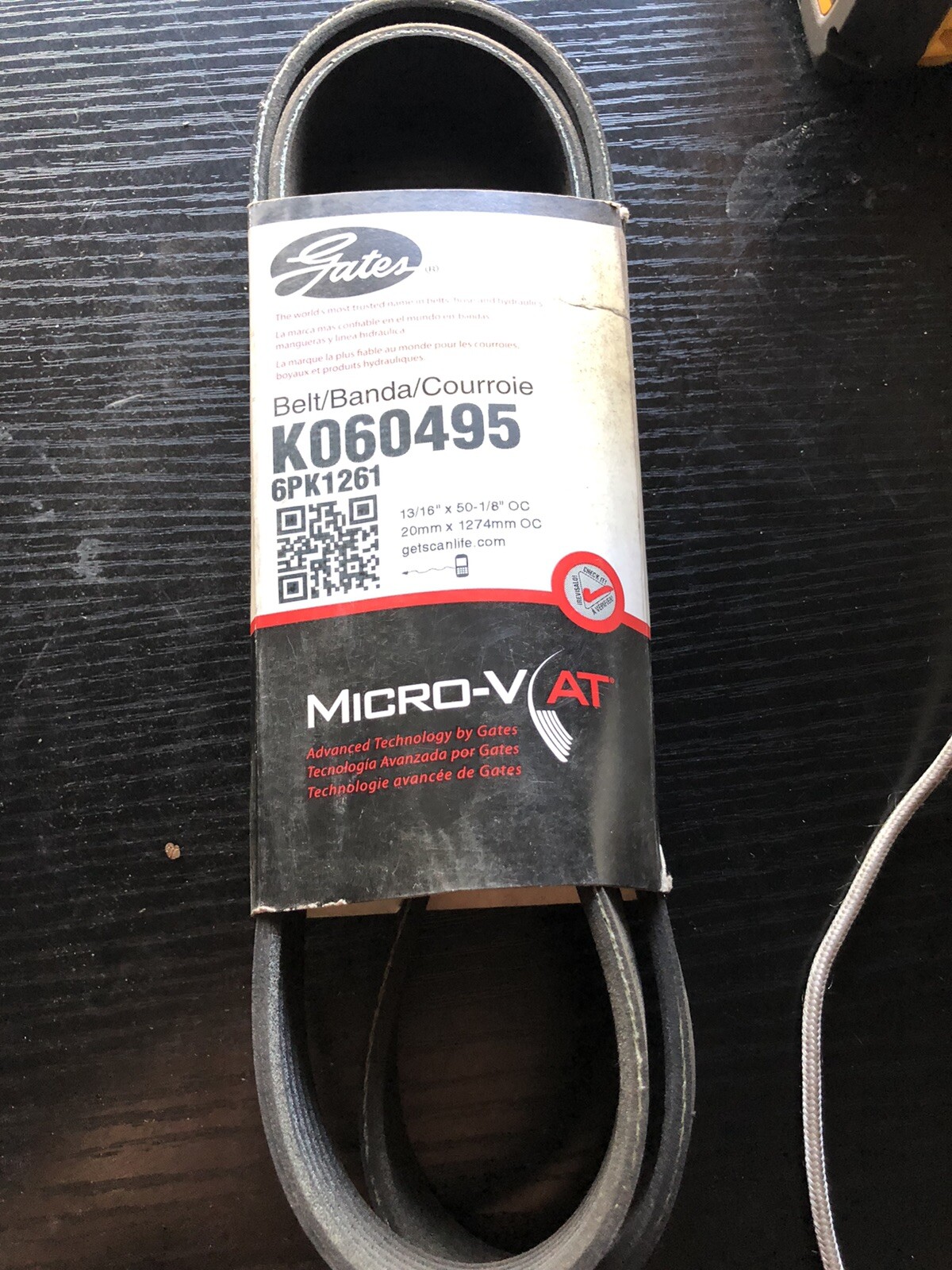Serpentine Belt-Premium OE Micro-V Belt Gates K060495... | eBay