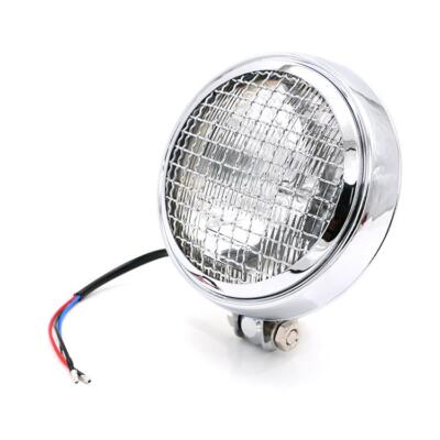 Slim 5 3/4" Inch Bottom Mount Headlight, Custom Motorcycle, Bobbers ...