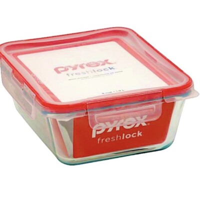 Pyrex Freshlock Red Food Storage Container Rectangular | eBay