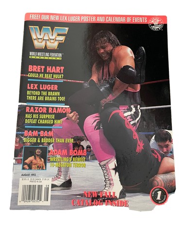 WWF Magazine 1993 Bret Hart RARE | eBay