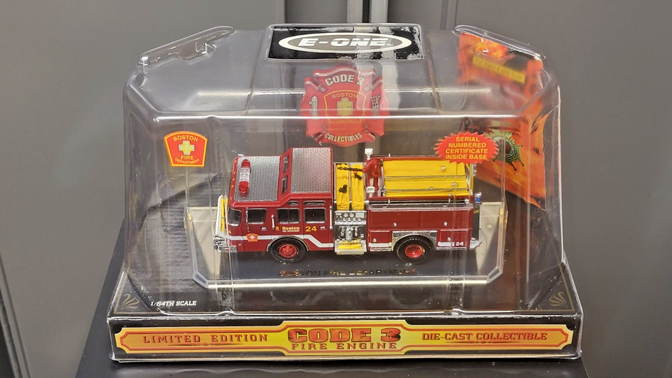 Code 3 - E-One - Boston Fire Dept. Engine No. 24 Model # 12340 | eBay