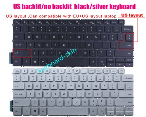 New backlit US Keyboard for Dell Vostro 14-3000 series 3400 P132G 3401 ...