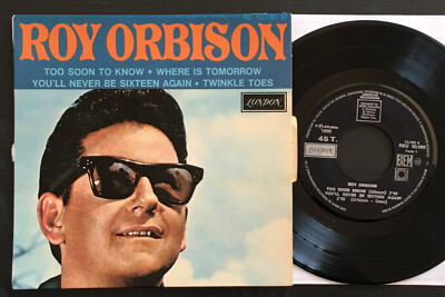 ROY ORBISON TOO SOON TO KNOW EP French 1966 EX | eBay