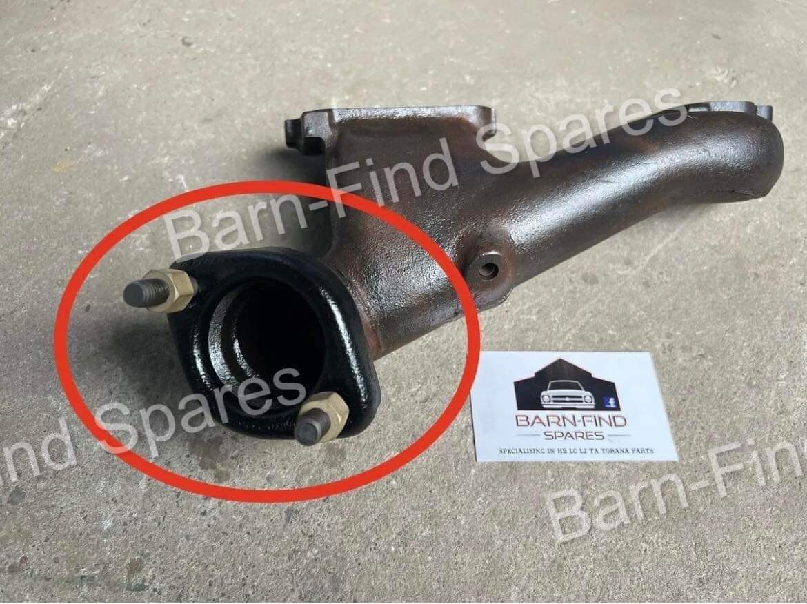 HOLDEN EXHAUST FLANGE PLATE FOR HEADERS HD HR HK HT HG LC GTR LJ XU1 X2 ...