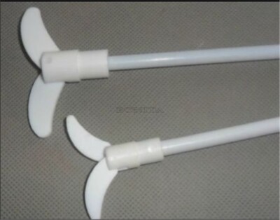 *2PCS Swing-Out Ptfe Stirrer Paddle Teflon L 300Mm Stainless Steel D ...