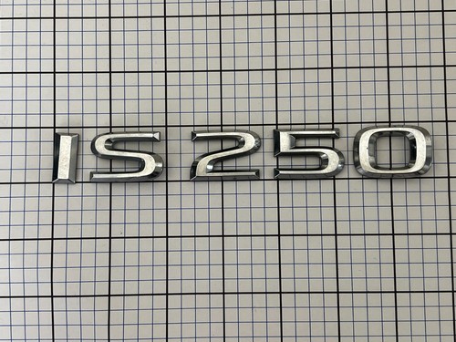 Lexus IS250 2006-2009 rear trunk emblem right side letters IS 250 OEM ...