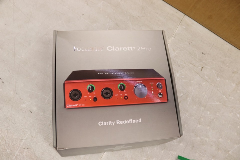 Focusrite Clarett 2Pre USB Audio Interface IN BOX | eBay