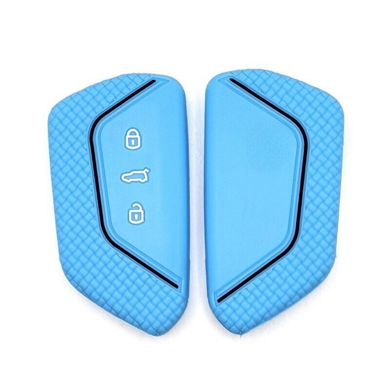 Silicone Car Key Fob Case Cover For VW ID.3 ID.4 Golf 8 Mk8 GTI GTD R ...