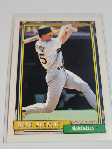 MARK McGWIRE 1992 Topps #450. A's | eBay