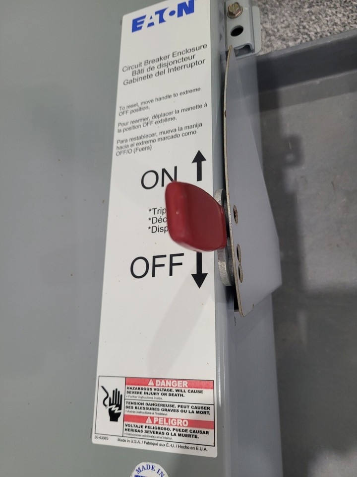 EATON CIRCUIT BREAKER ENCLOSURE, RKDN400, 400 A (DK2400K), 2P, NEMA 3R ...