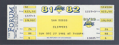 MAGIC JOHNSON 21points 11ass - 1981 CLIPPERS @ LAKERS FULL NBA ...