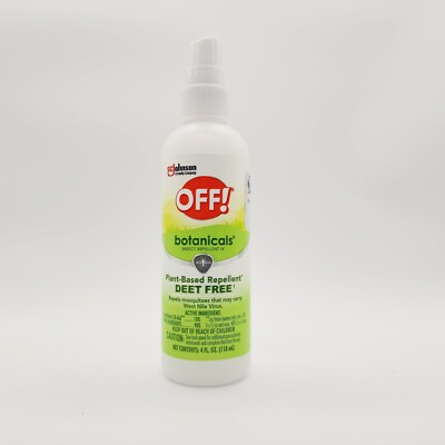 OFF Botanicals Deet-Free Plant-Based Insect Mosquito Repellent 4 Oz *no ...
