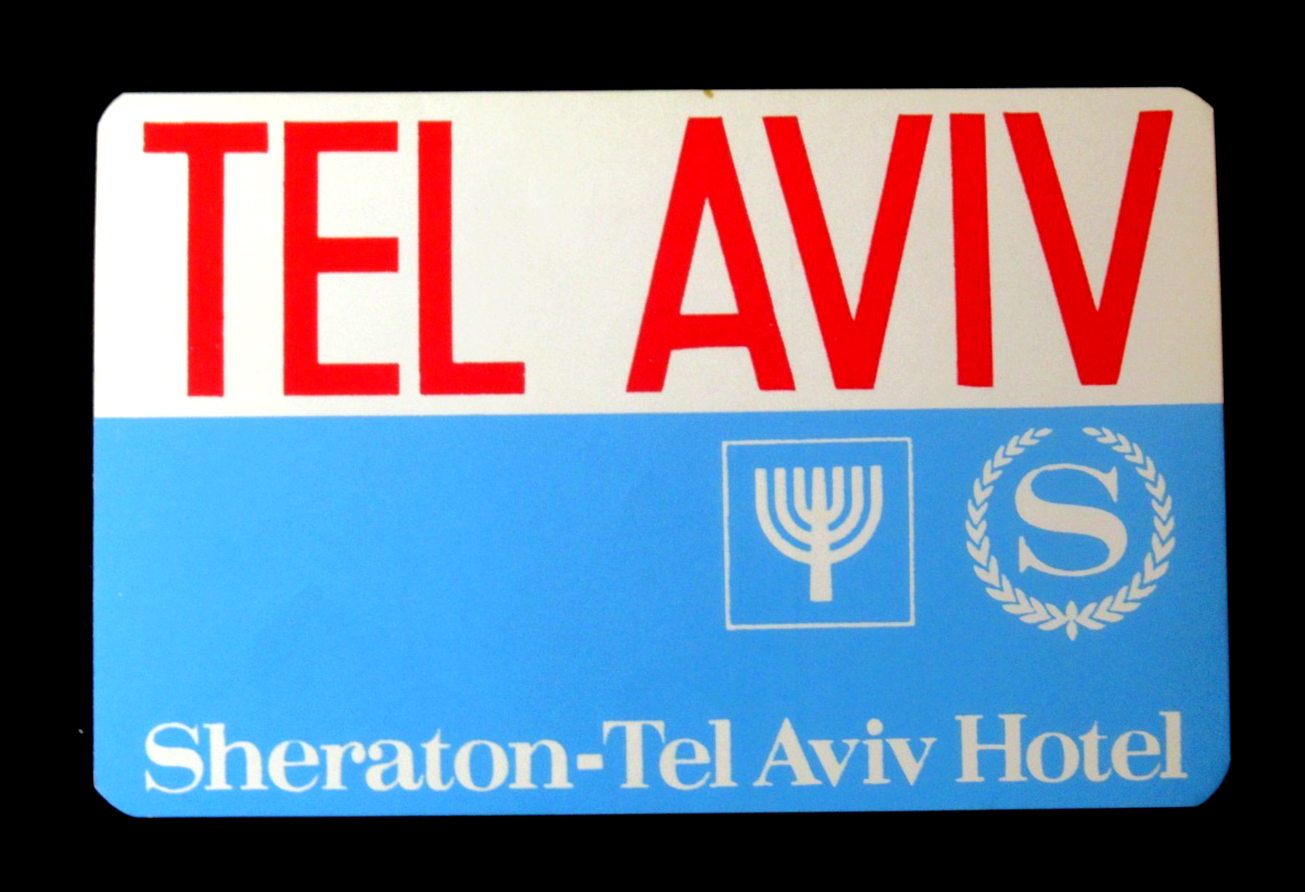 Vintage Original Sheraton Tel Aviv Hotel Luggage Label Isreal | eBay