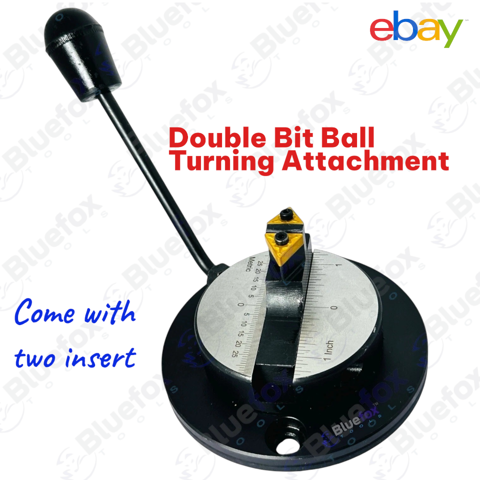 2" Double Bit Ball Turning Attachment For Lathe Round Convex Radius ...