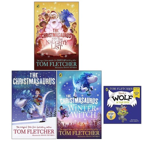 Tom Fletcher 4 Books Collection Set Christmasaurus and the Naughty ...