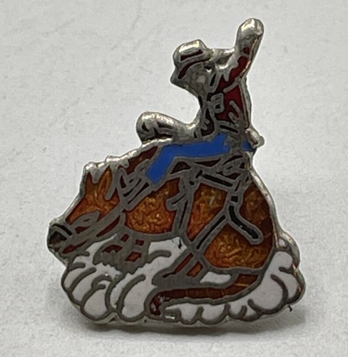 Bull Rider Cowboy Western Rodeo Lapel Pin | eBay