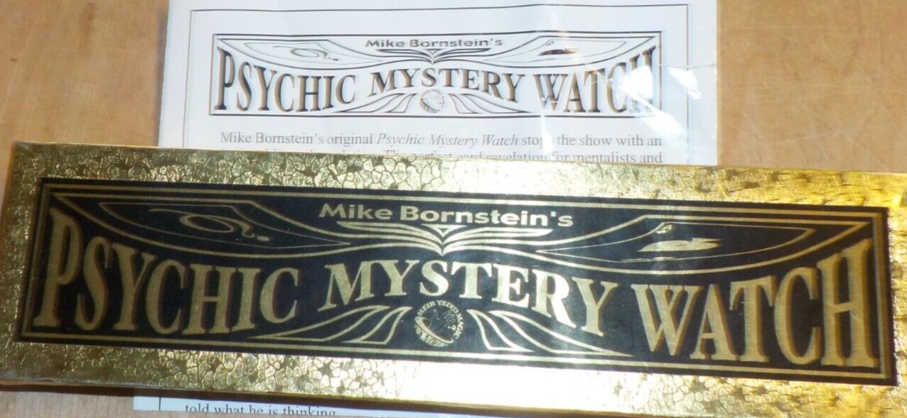 Psychic Mystery Watch Mike Bornstein | eBay