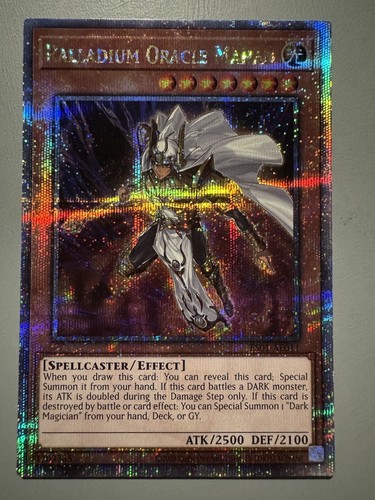 YUGIOH PALLADIUM ORACLE MAHAD ASIA ENGLISH EDITION ES01-AE011 25TH FOIL ...