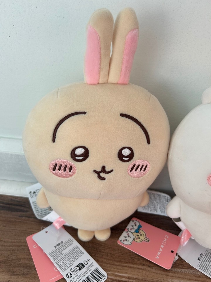 Chiikawa X MINISO Plush BUNDLE (Set of 3) with Usagi Hachiware | eBay