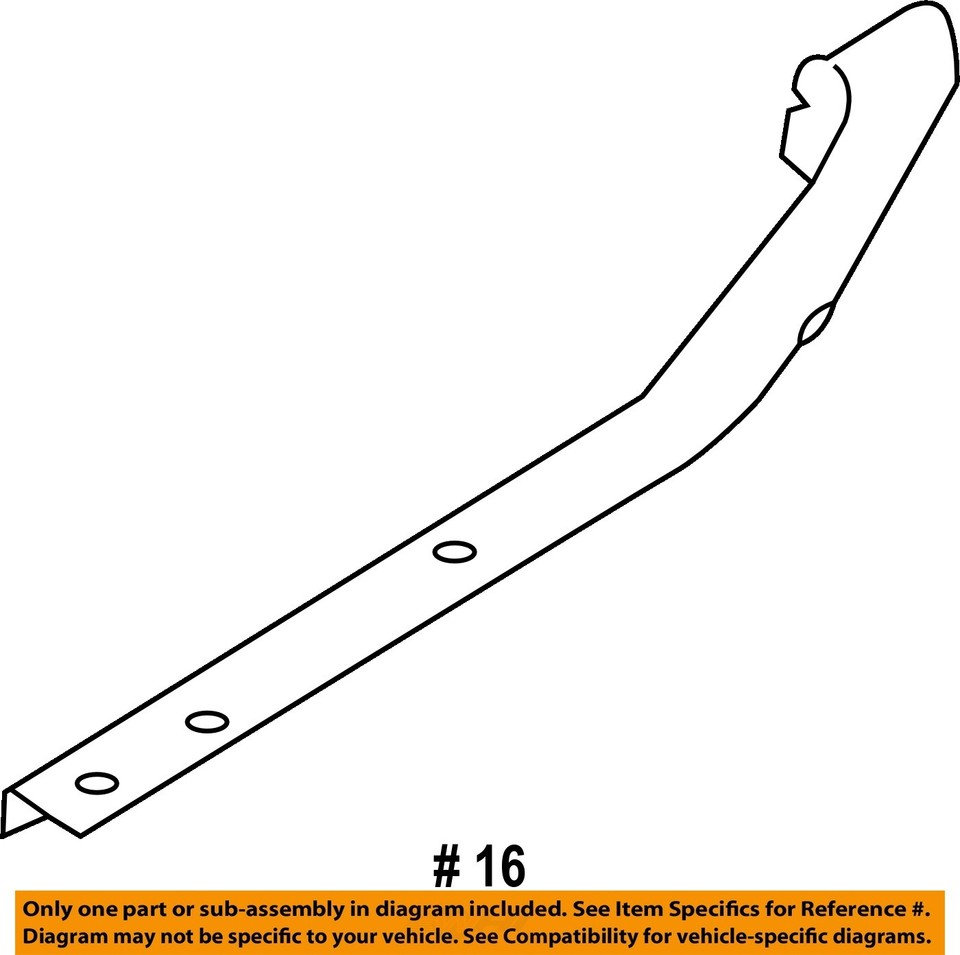 BMW OEM 12-20 320i xDrive Cowl Cowl-Outer Seal Left 51767264273 | eBay