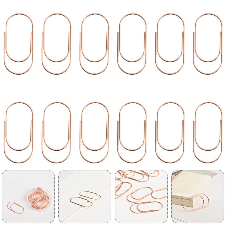 20pcs Office Note Clips Paper Clips Files Holding Clips Colorful Paper ...