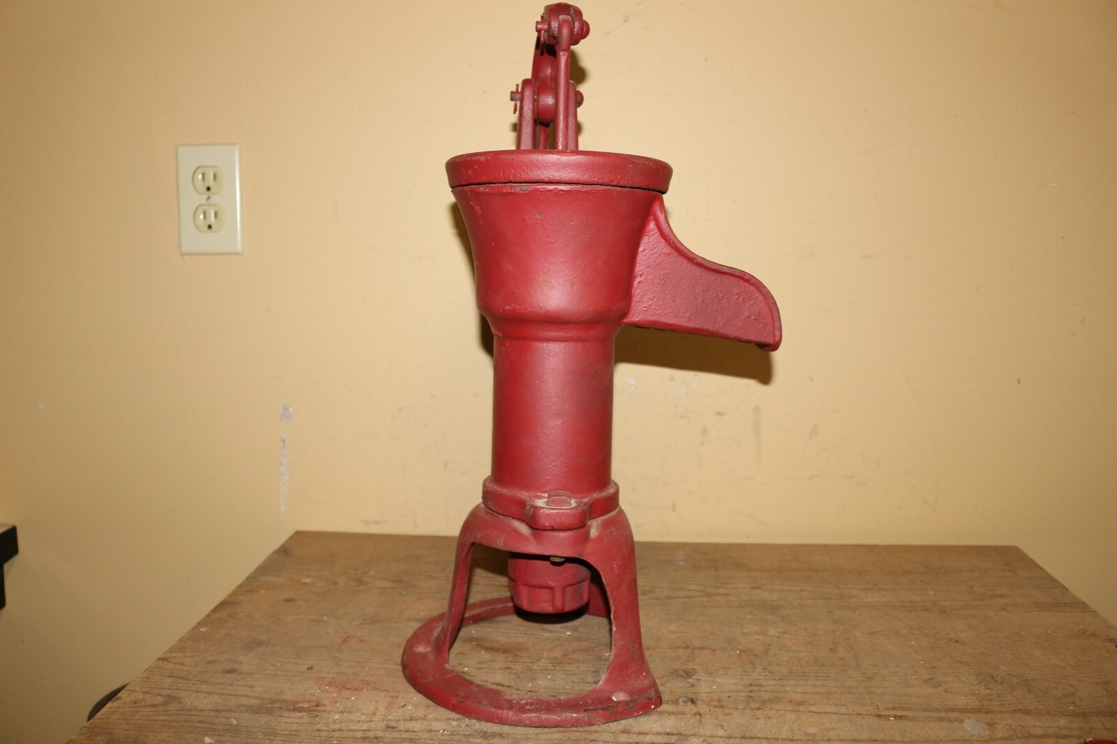 Antique Vintage Cast Iron Farm Kitchen Well Water Hand Pump Garden ...