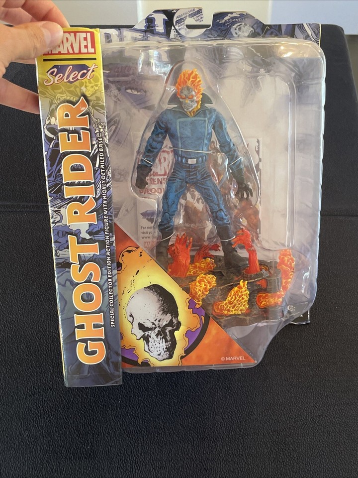 Marvel Diamond Select Ghost Rider Action Figure Complete In Box Sealed ...