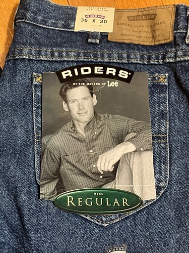 Vintage Lee Riders Men’s Straight Jeans Deadstock 36x30 Made In USA | eBay