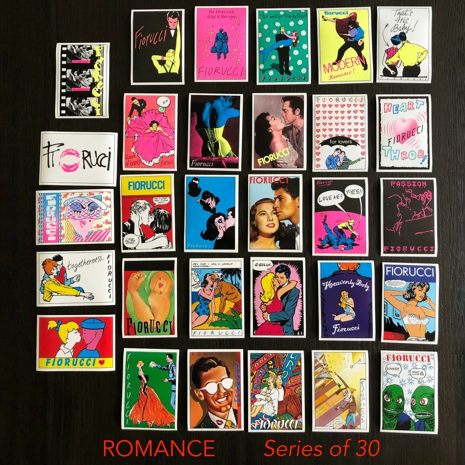 FIORUCCI complete collection editions STICKERS PANINI 1984 Authentic ...