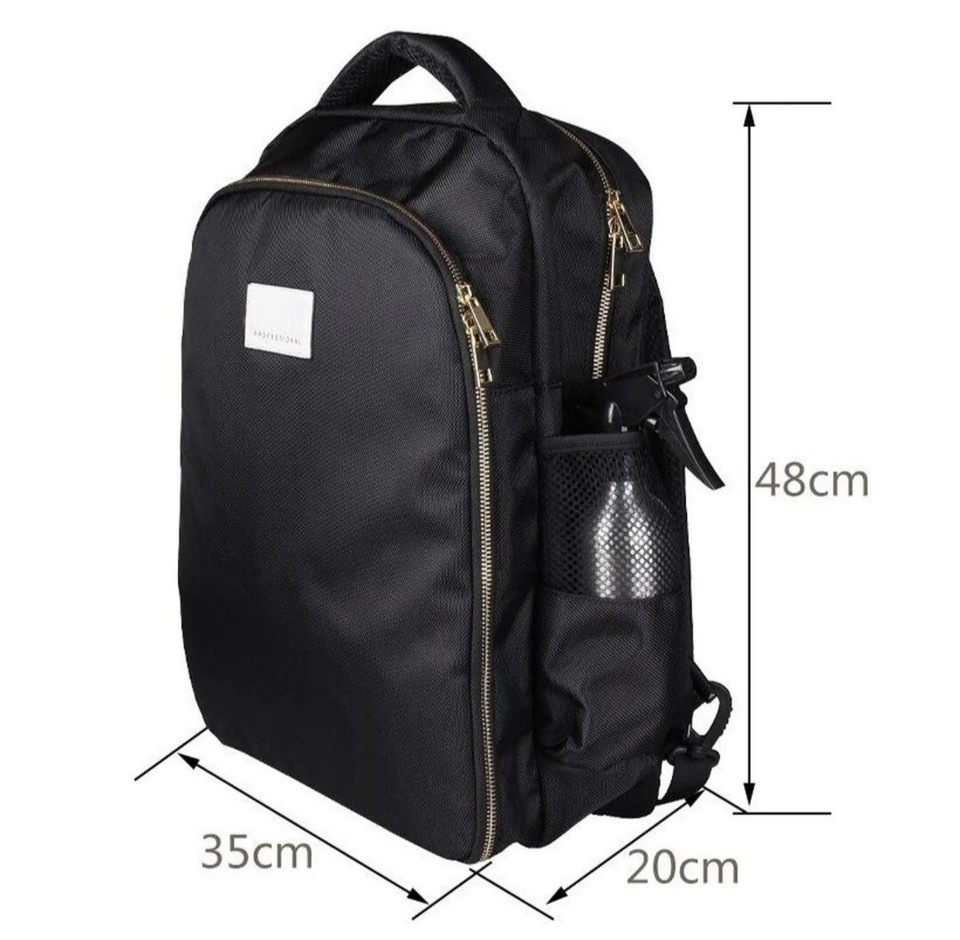 Barber Stylist Backpack Travel Bag Box Case Organizer for Scissors ...