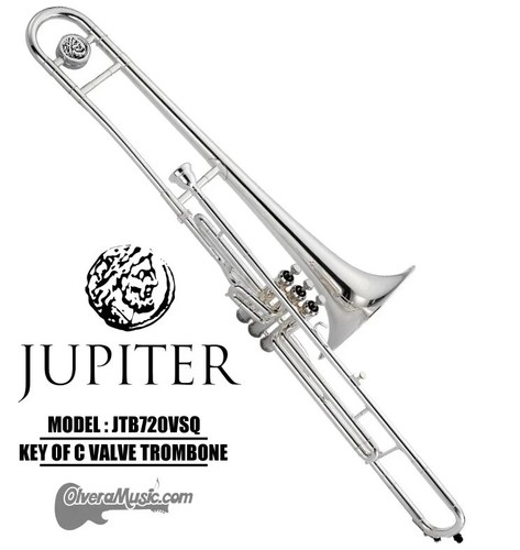 Jupiter C valve trombone 720VS Silver New w/case | eBay
