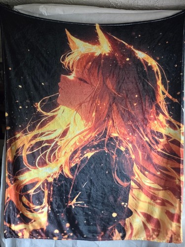 Anime Holo from Spice and Wolf Plush Blanket- 50 x 60 | eBay