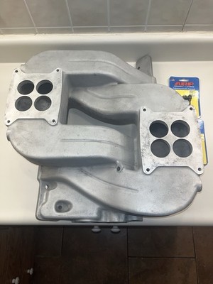 Pontiac 389 421 Cross Ram Intake Manifold Rare M/T Power Ram Super Duty ...