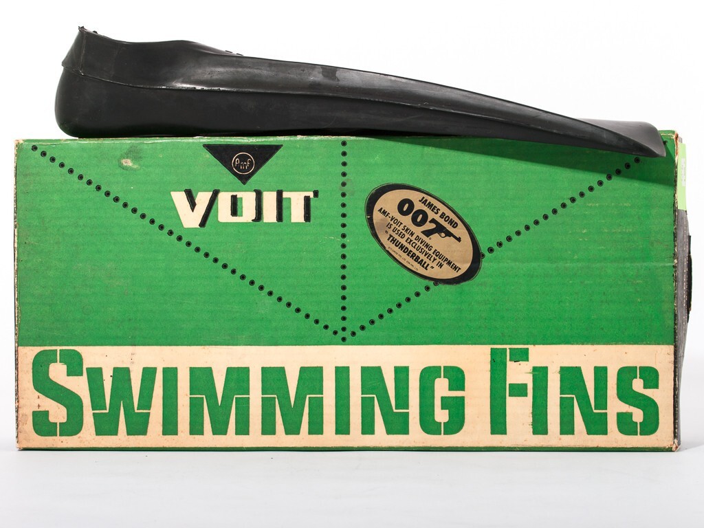 "James Bond 007 Thunderball AMF-Voit Skin Diving Swimming Fins" 1965 ...