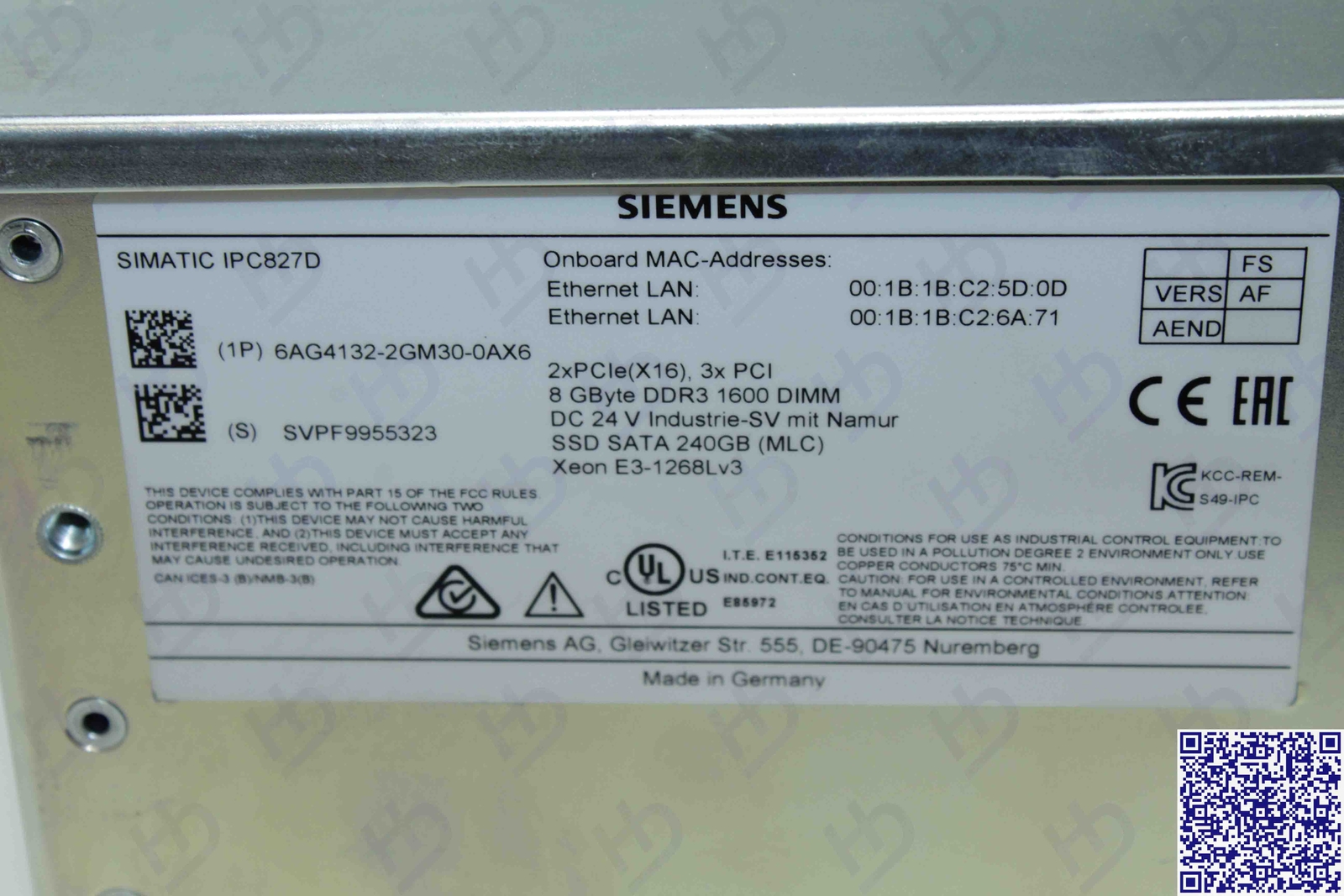 Siemens Simatic IPC827D 6AG4132-2GM30-0AX6 | eBay