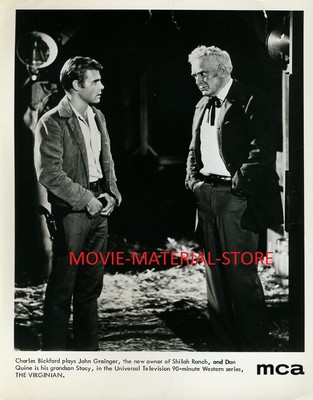 Charles Bickford Don Quine The Virginian Original 8x10" Photo #L6170 | eBay