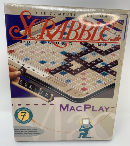 1994 Scrabble Crossword Computer Game Macintosh MacPlay OS X 6.0.7 | eBay