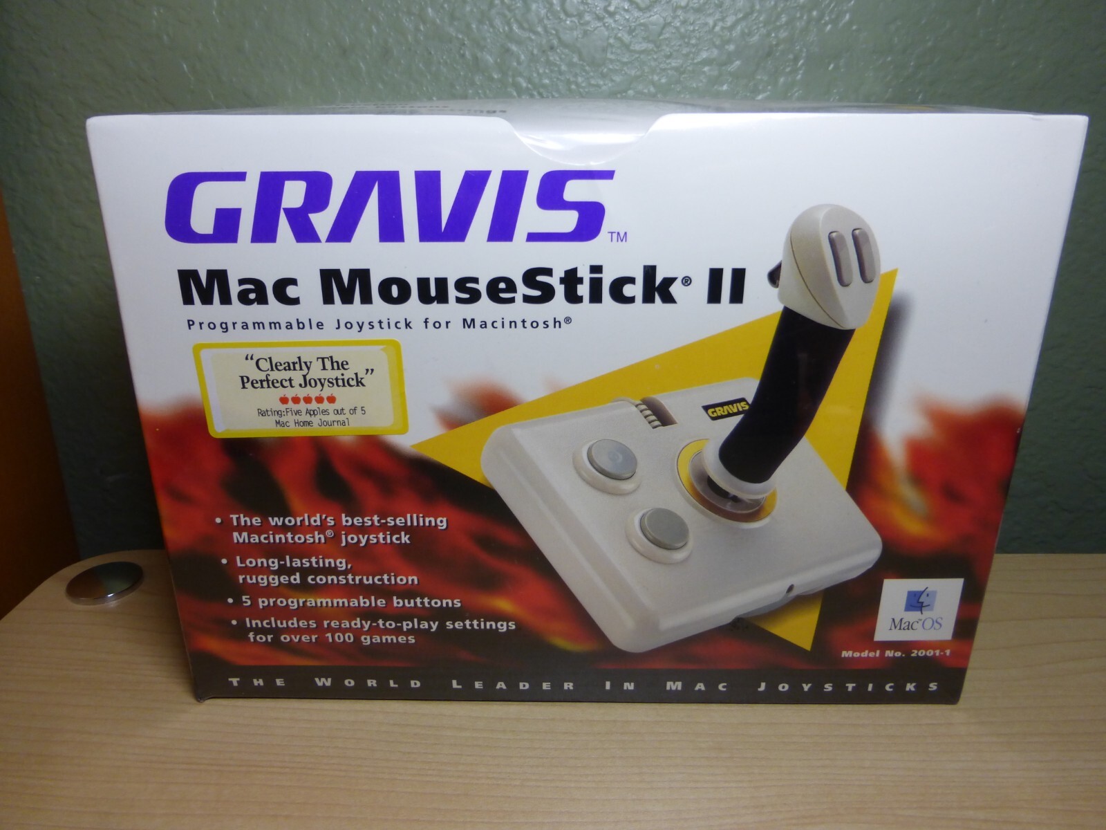GRAVIS Mac MouseStick II Joystick for Macintosh Vintage Brand New ...
