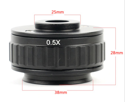 Original 0.35X Focus adjustable microscope C mount camera adapter for ...