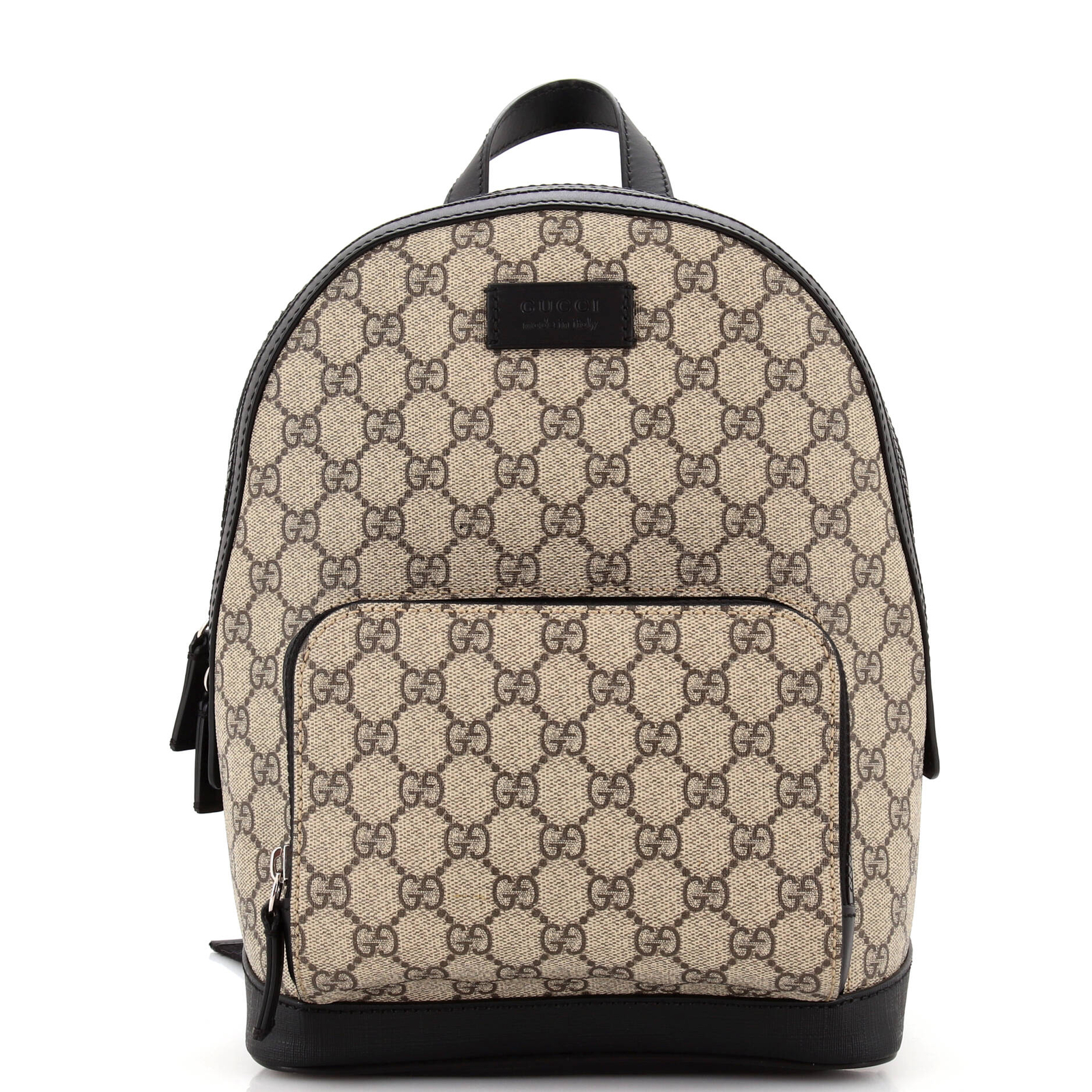Gucci Zip Pocket Backpack GG Coated Canvas Small | eBay