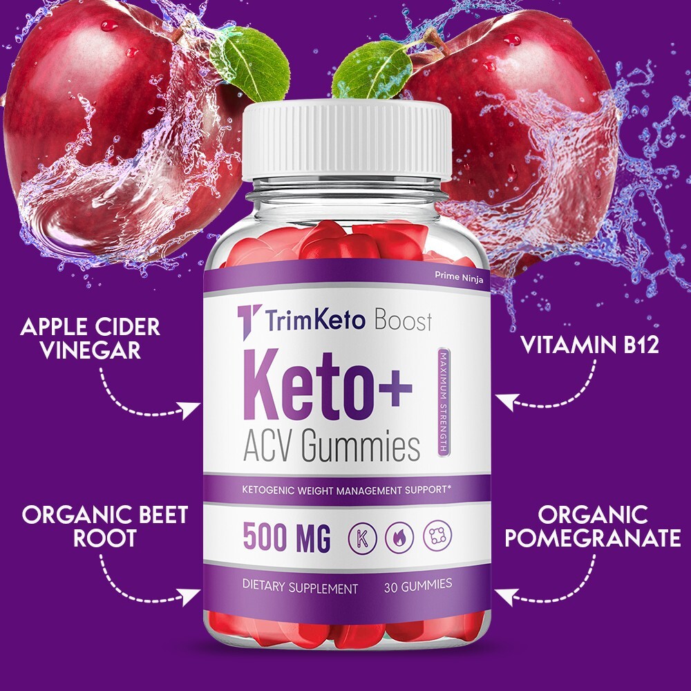 TrimKeto Boost Keto ACV Gummies, Trim Keto Boost with ACV Max Strength ...