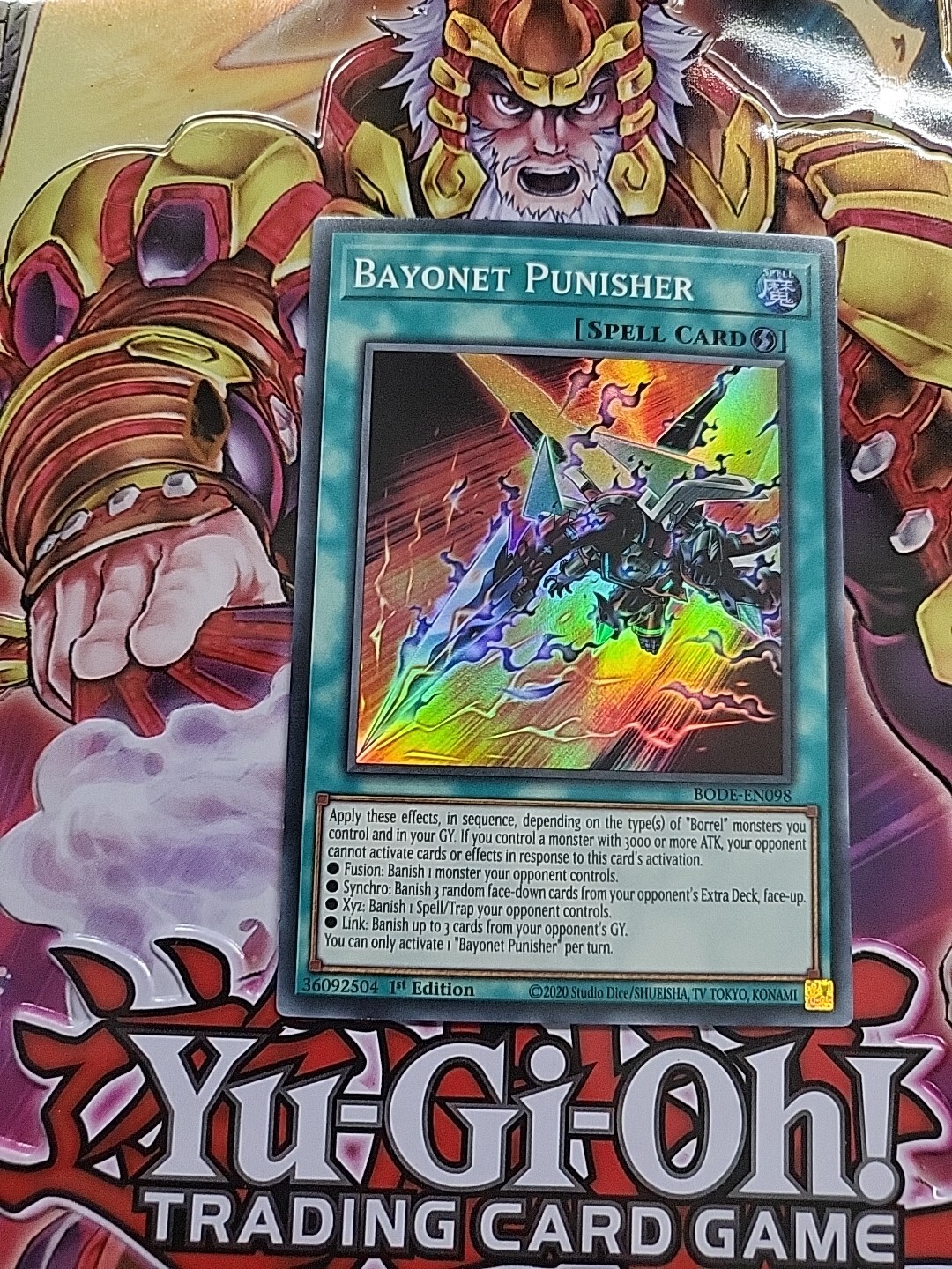 Bayonet Punisher BODE-EN098 Burst of Destiny 1st Edition | eBay