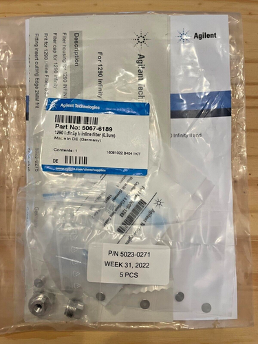 Agilent PN 5067-6189 Infinity II inline filter. NEW IN BAG. | eBay