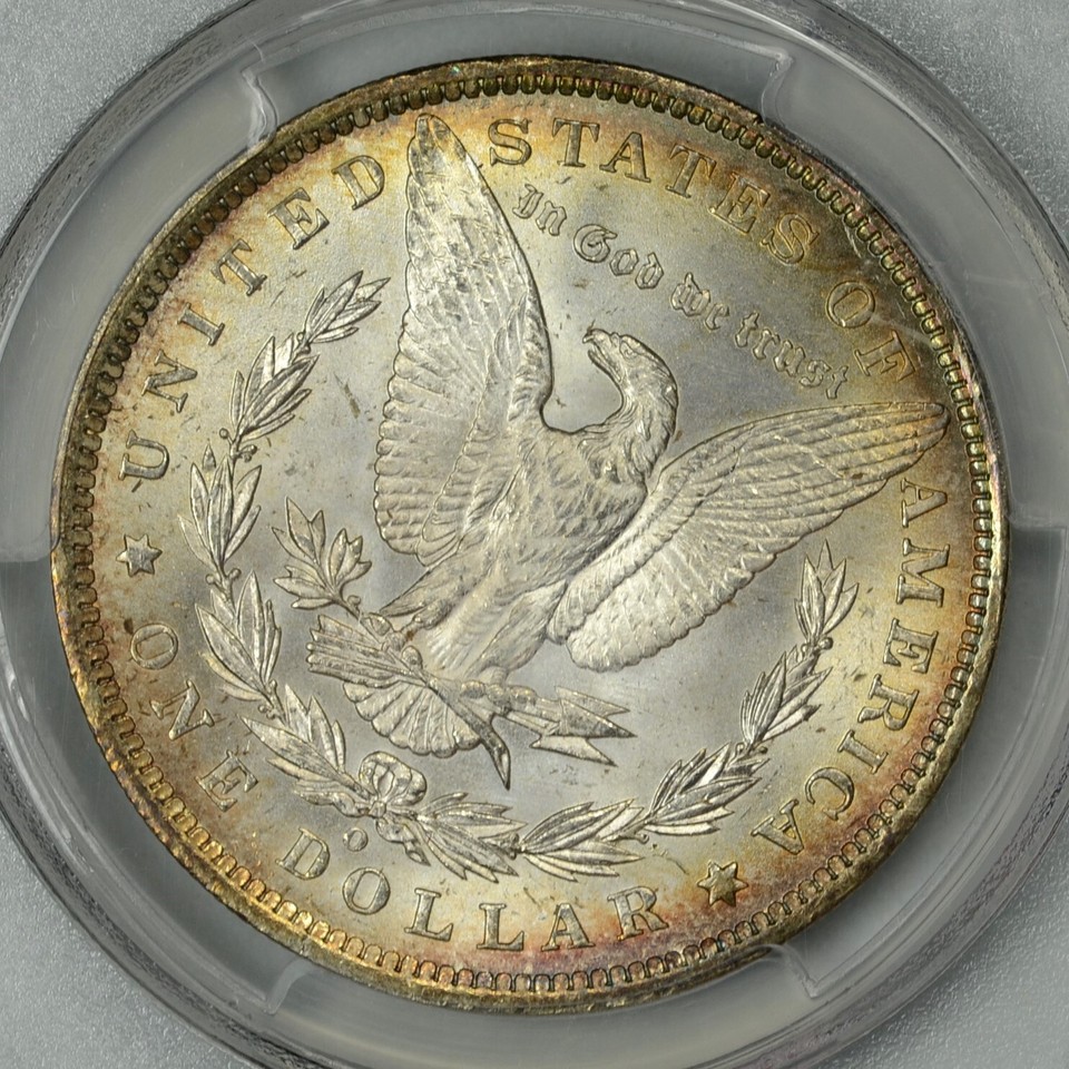 1885-O PCGS MS64+ Morgan Dollar * GORGEOUS RAINBOW TONING * #31947009 ...
