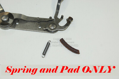Victor Victrola Lever Brake - Leather Pad & Spring ONLY - Repair Parts ...