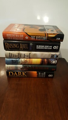 Lot of 6 by W. Michael Gear and Kathleen O'neal Gear 1st/1st HC books 1 ...