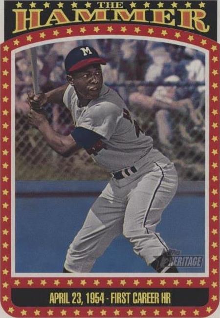 2023 Topps Heritage High Number - The Hammer Hank Aaron #TH-2 for sale ...